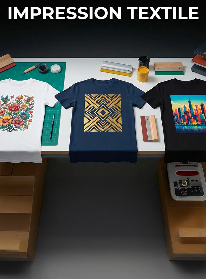 Impression textile techniques DTF, DTG et sérigraphie | Textile Print